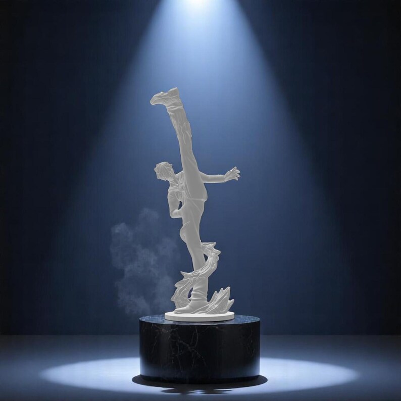 Anime Figurine Stl – STL File – Kicking Pirate Cook 3D Model for Resin ...