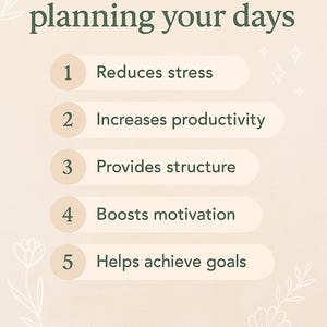 Minimalist Daily Planner Printable | 1-page PDF | Hourly Time Block ...