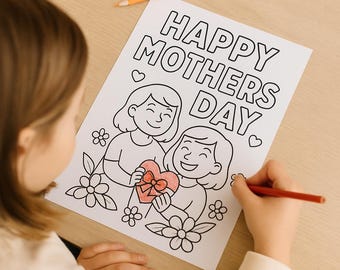Mother’s Day Coloring Pages | 10 Fun Printable Sheets for Kids ...