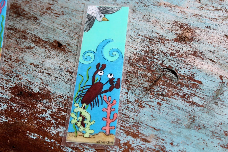Bookmark-under the Sea Party Favor - Etsy