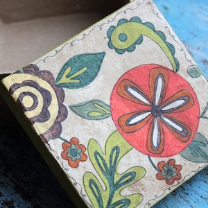 Hand Painted Gift Box - Etsy