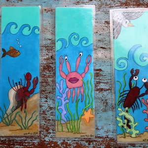 Bookmark-under the Sea Party Favor - Etsy