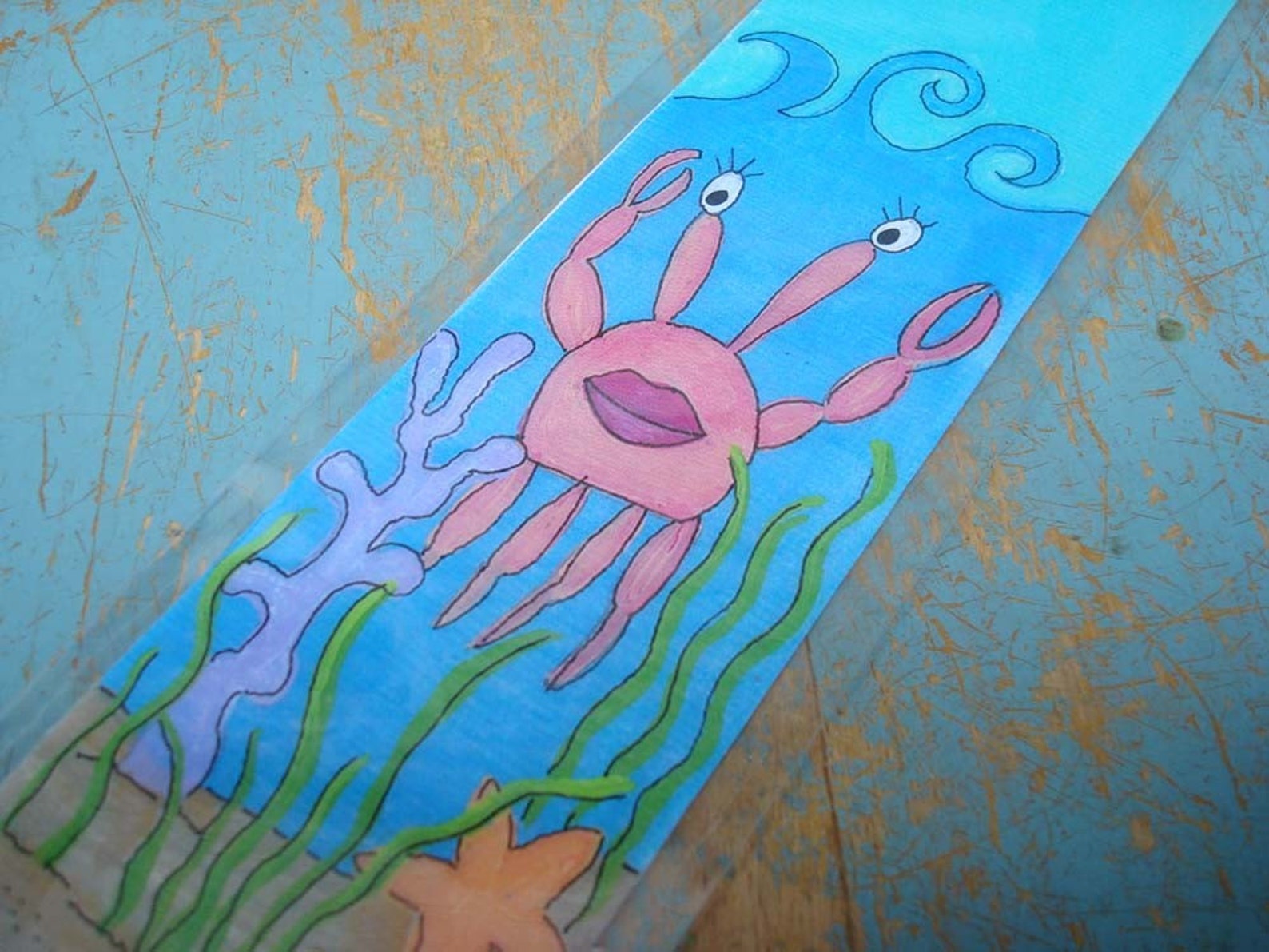 Bookmark-under the Sea Party Favor - Etsy