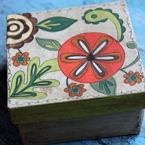 Hand Painted Gift Box - Etsy