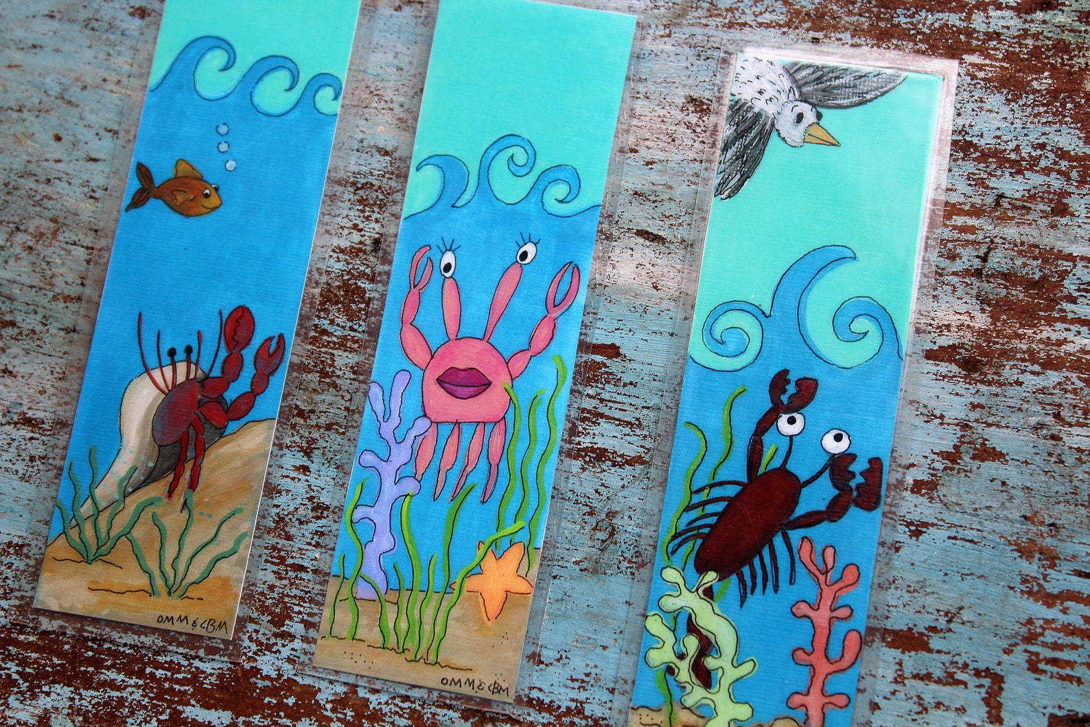 Bookmark-under the Sea Party Favor - Etsy
