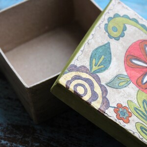Hand Painted Gift Box - Etsy