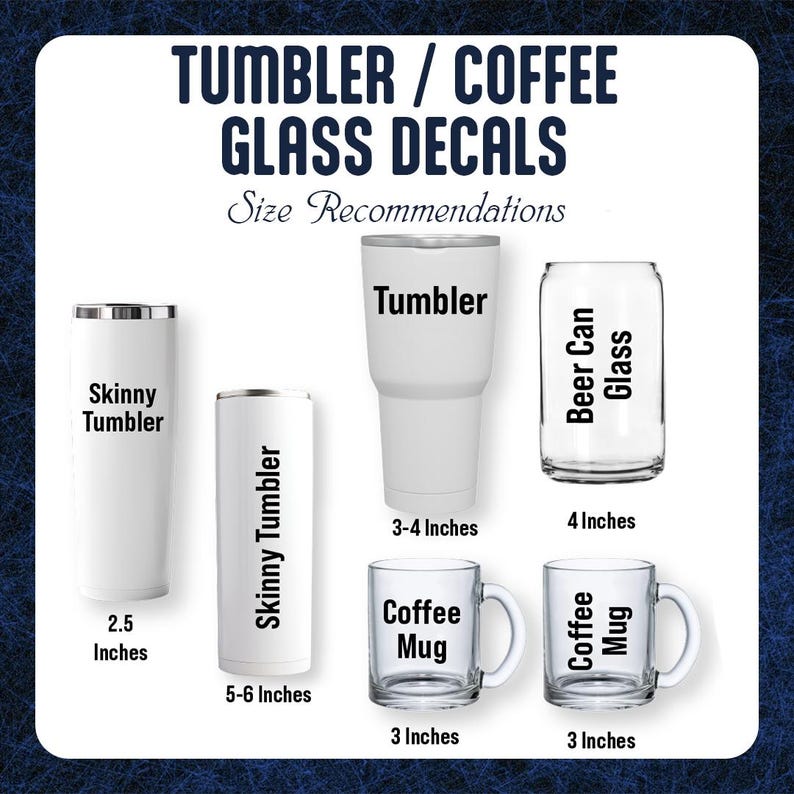 Custom UV DTF Sticker: Waterproof Permanent Label for Glass, Mugs ...