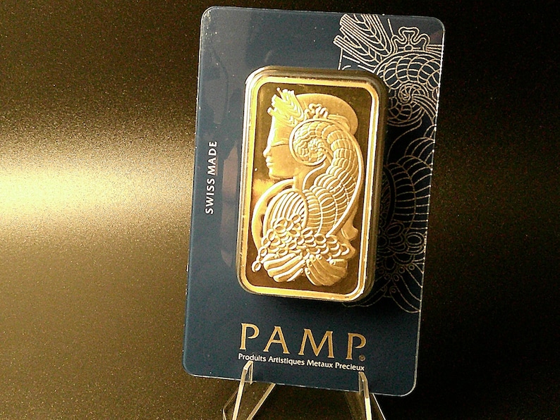 100g Gold Bar Replica (not Real Gold) – 24K Gold Plated Collectible ...