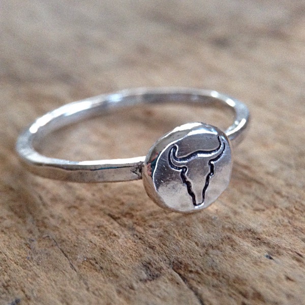 Longhorn Ring - Etsy