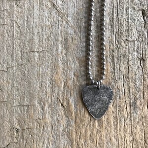 Textured Plectrum Guitar Pick Necklace Electric Guitar - Etsy
