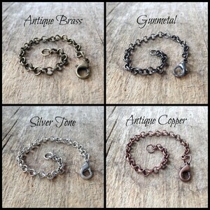 Antique Copper Chain Extender, Necklace Extender, Extra Chain, Add More ...