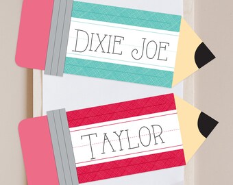 Digital Name Tags | Etsy