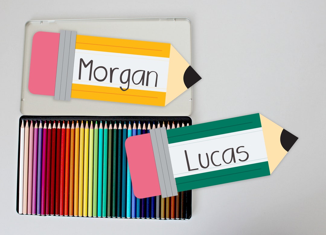 Back to School - Desk Name Tags - Cubby Tags - for the Classroom ...
