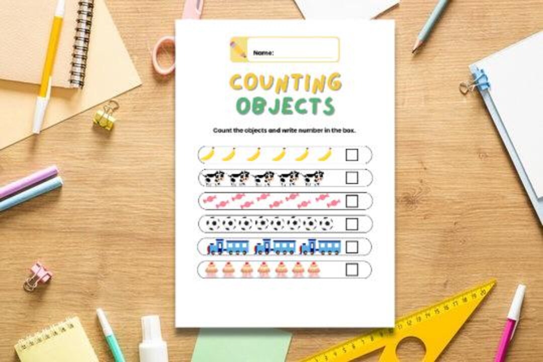 Preschool & Kindergarten Activity Sheet- Printable Worksheet - Etsy