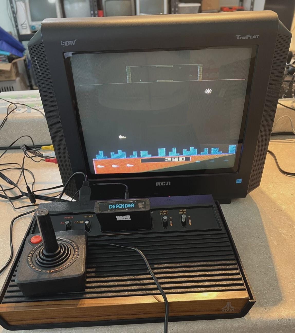 Modded ATARI 2600 A/V Composite + S-video Mod, Recapped, Cleaned ...