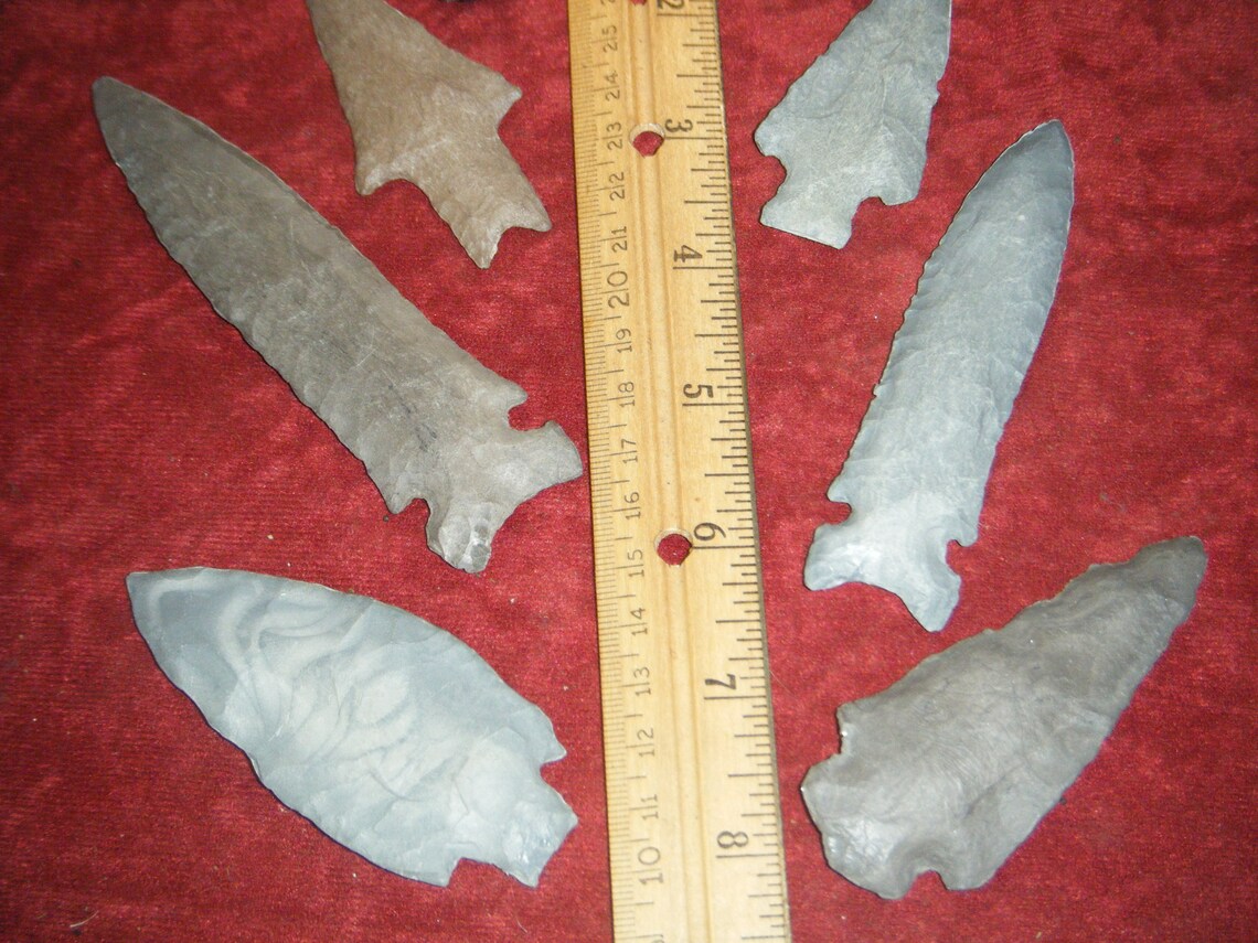 Lot of 8 Resin Modern Arrowheads - Etsy