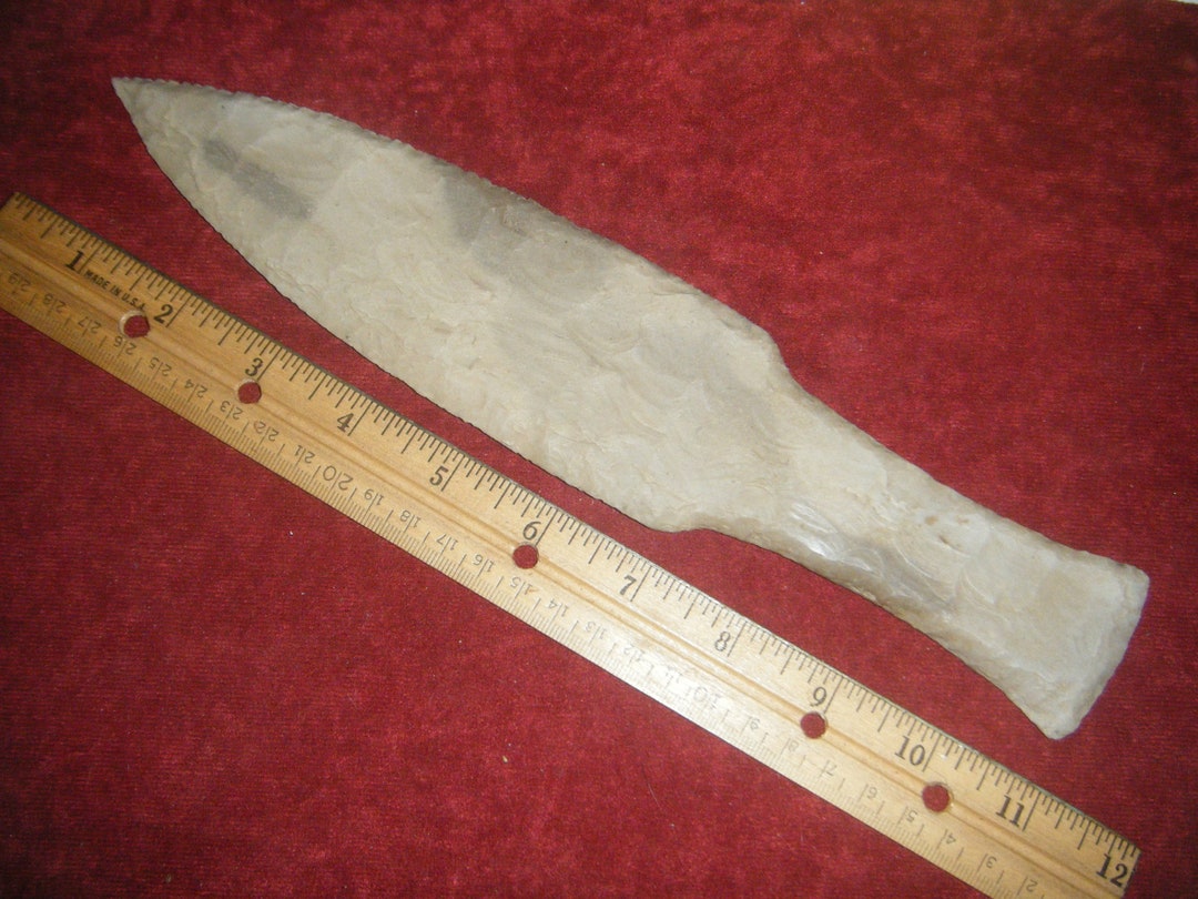 Arrowhead Indian Spearhead, 11 In. Spanish Dagger - Etsy