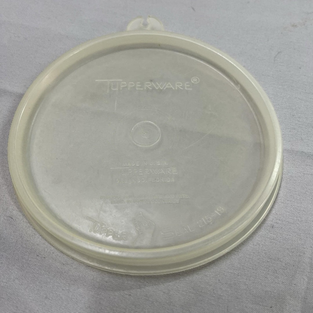 Tupperware 215-12 Tab A Lid Tupper Seal Replacement Sheer White Small ...