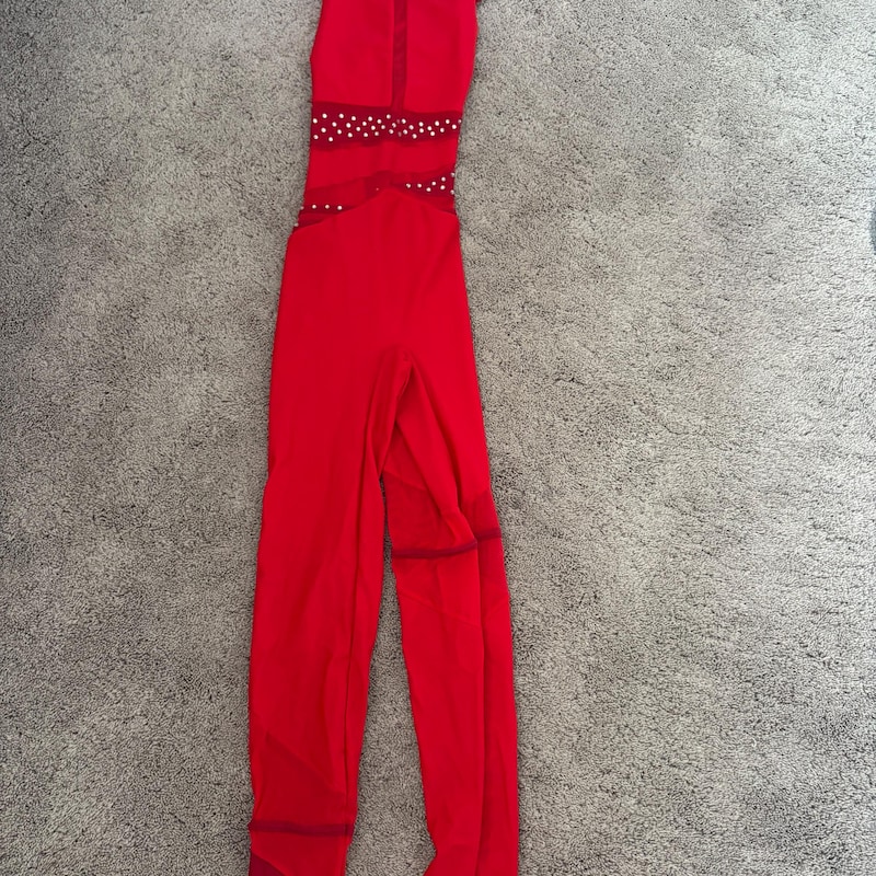 Red Dance Costume Solo - Etsy