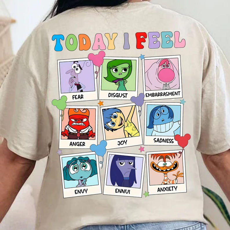 Inside Out Phrases With Characters Png, It's Okay to Feel All the Feels ...