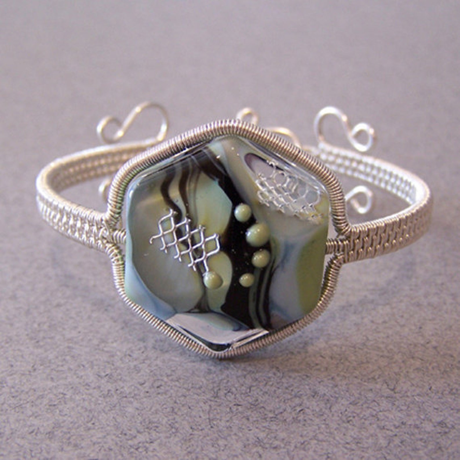 TUTORIAL Blue Ice Bracelet Intermediate Tutorial - Etsy