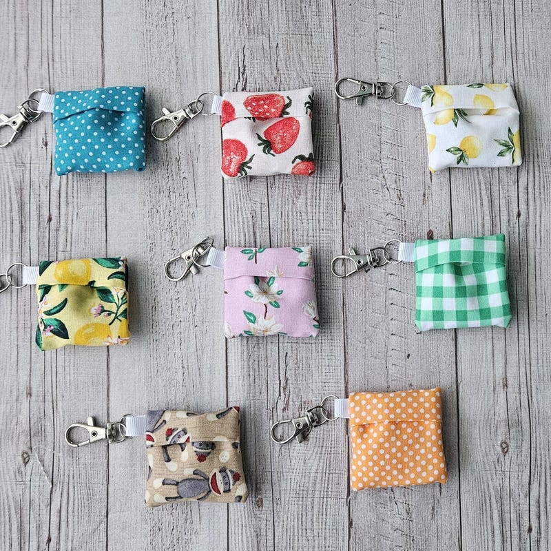 Cute Microfiber Keychain - Etsy