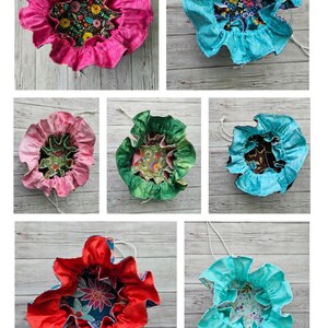 Drawstring Jewelry Organizer Pouch ~ Travel Purse ~ Earrings Bracelet ...