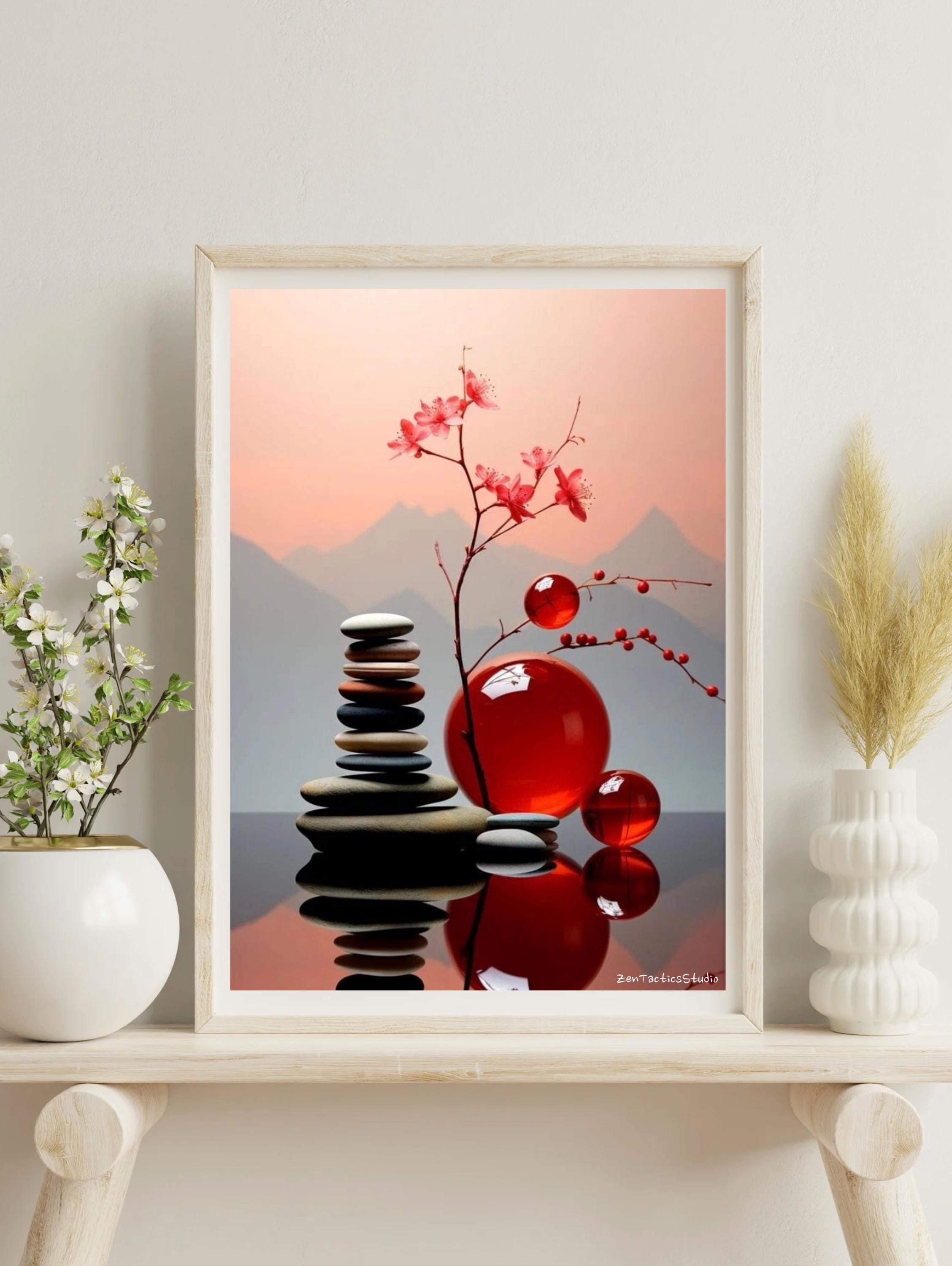 Peaceful Mind Zen Wall Art • Buddhist Quote Printable • Minimalist Home ...