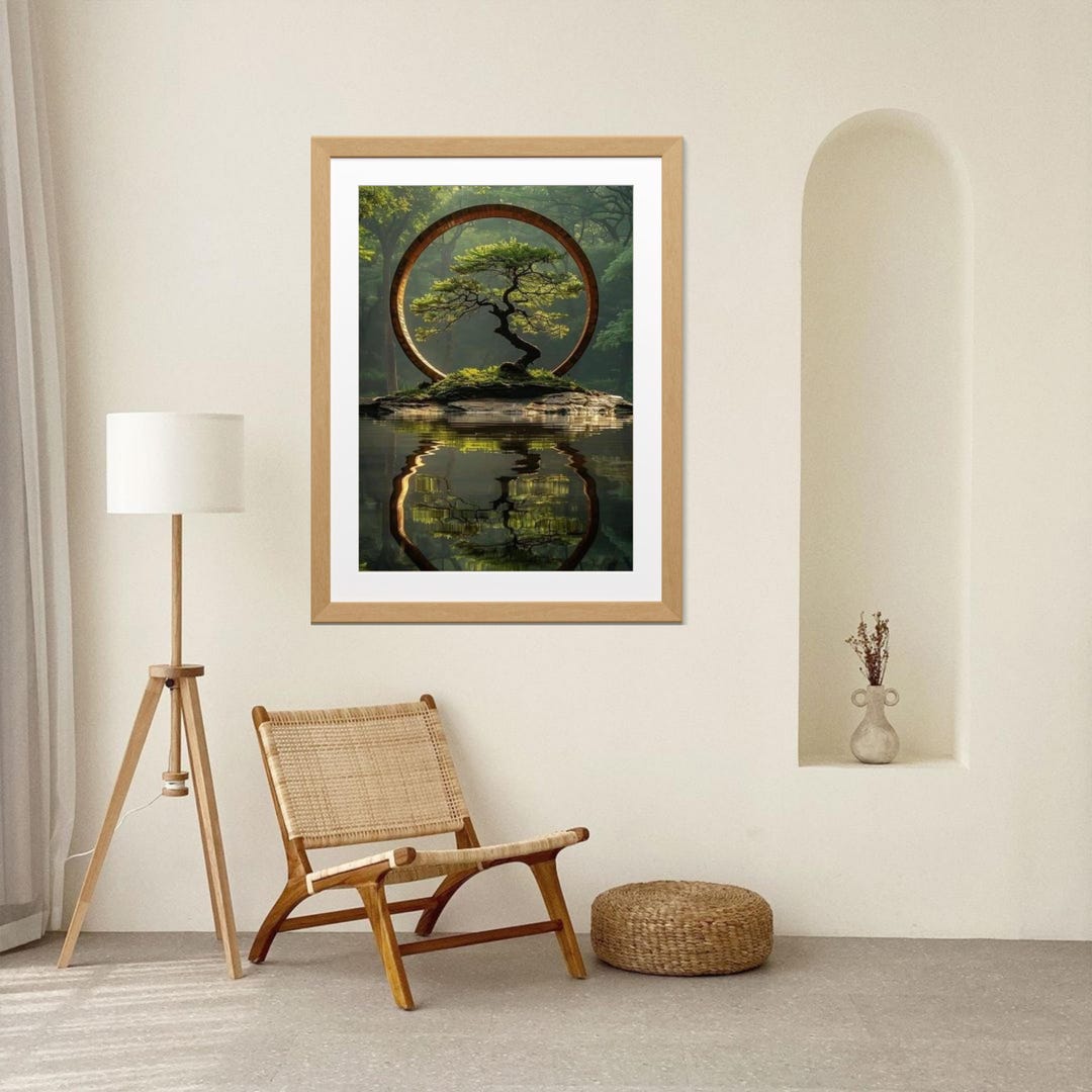 Zen Mindset Art Print, Bushido Home Decor, Minimalist Art, Japanese ...