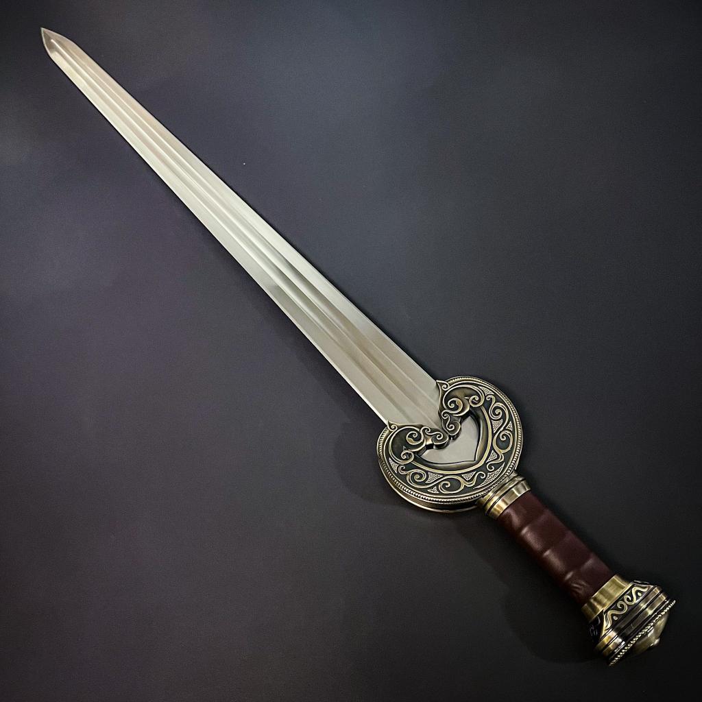 Swords, Real Medieval Viking Damascus Steel Handmade Sword, Vikings ...