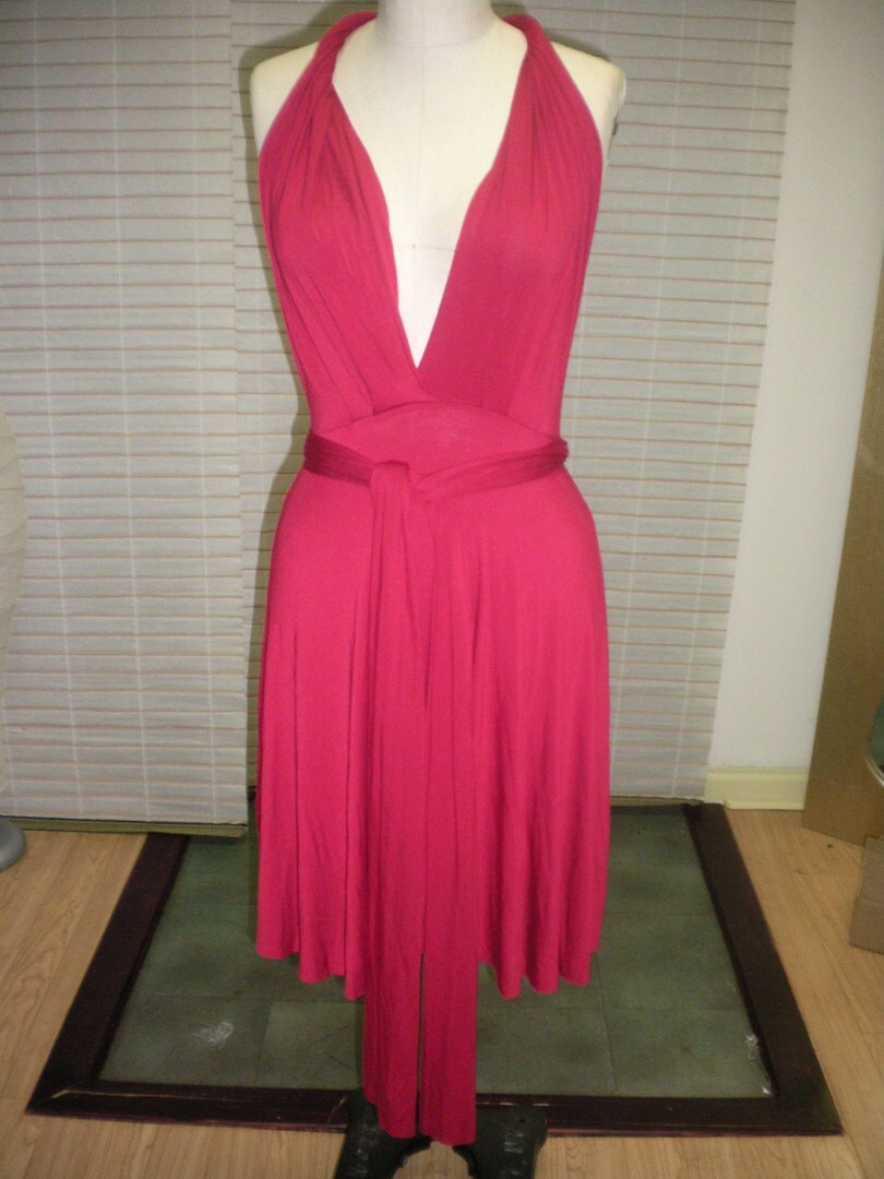 Infinity Convertable Dress Red - Etsy