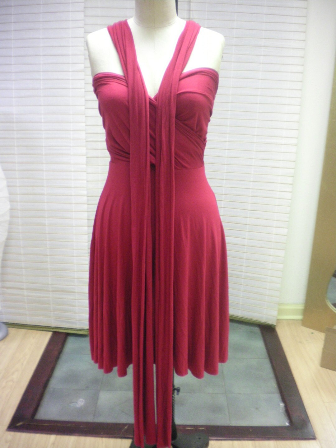 Infinity Convertable Dress Red - Etsy