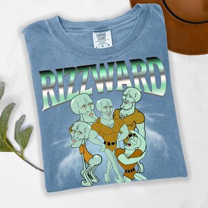 Rizzward Handsomesquidward Meme Shirt, Comfort Colors Y2K Spongbob Tee ...