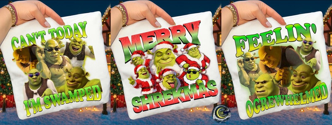 Y2K Shrek Clipart Bundle: Frohe Shrekmas PNG (Digitale Datei) - Etsy.de