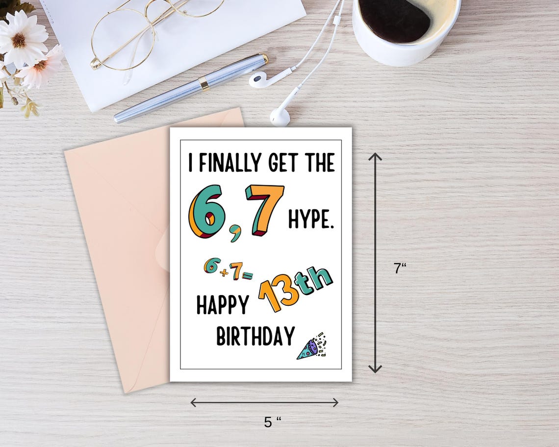 Funny 13th Birthday Card Printable: Viral Meme (digital Download) - Etsy