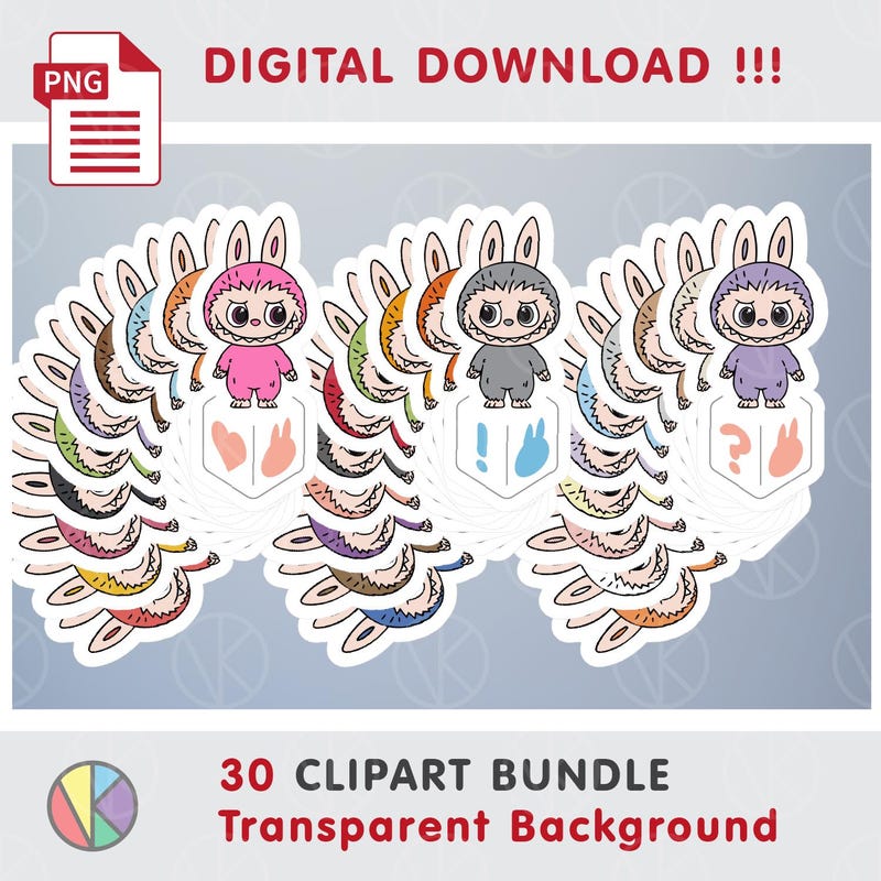 Labubu Alphabet Letters - Etsy