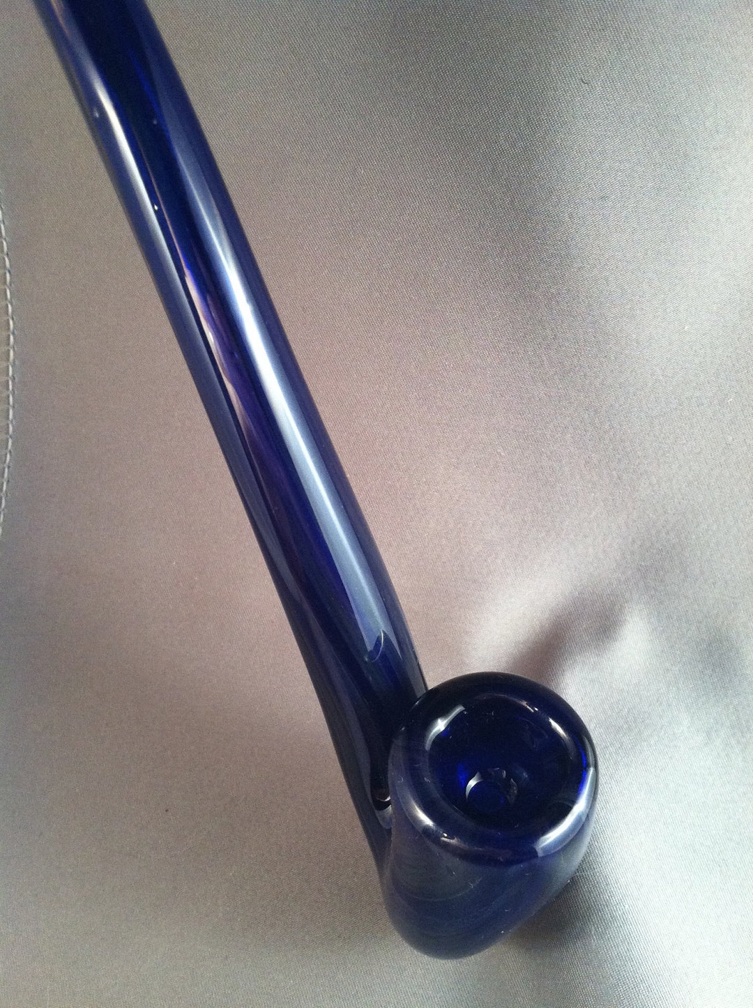 Functional Art Glass- Cobalt Blue Gandalf Wizard Pipe - Etsy