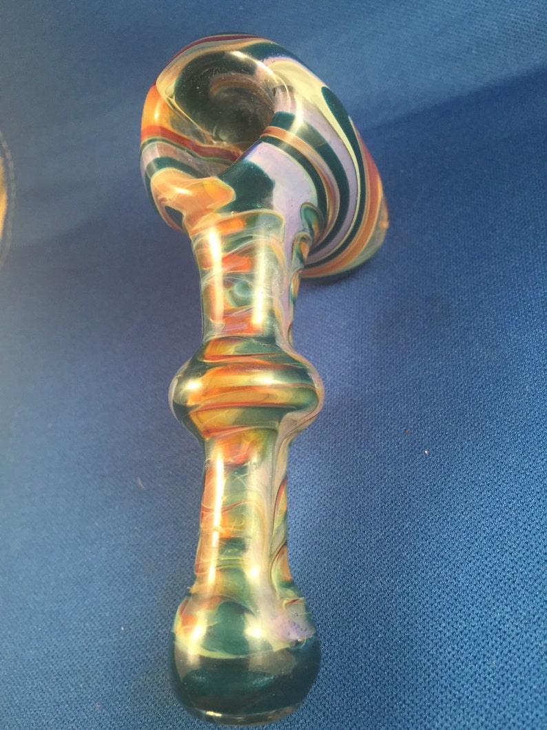 Functional Art Glass Hammer Pipe - Etsy