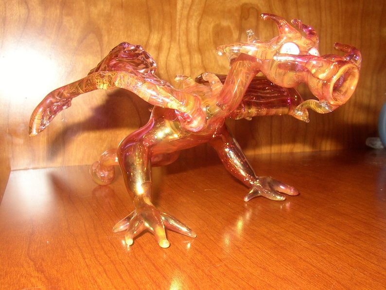 Functional Art Glass Dragon Sculpture One Hitter - Etsy