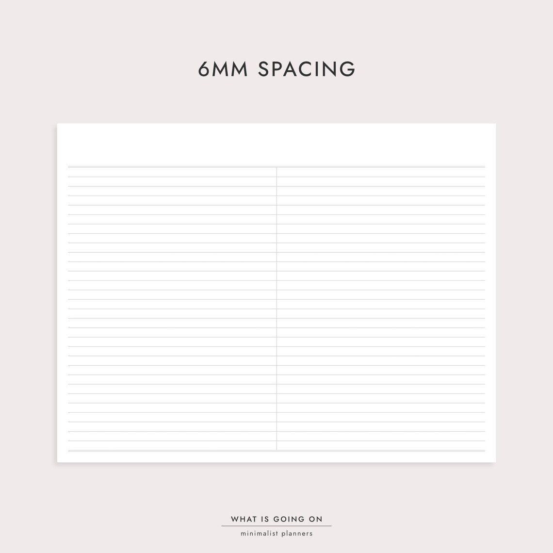 PDF Lined Paper: Landscape With Two Columns (5-10mm Ruled) - A4/a5 ...