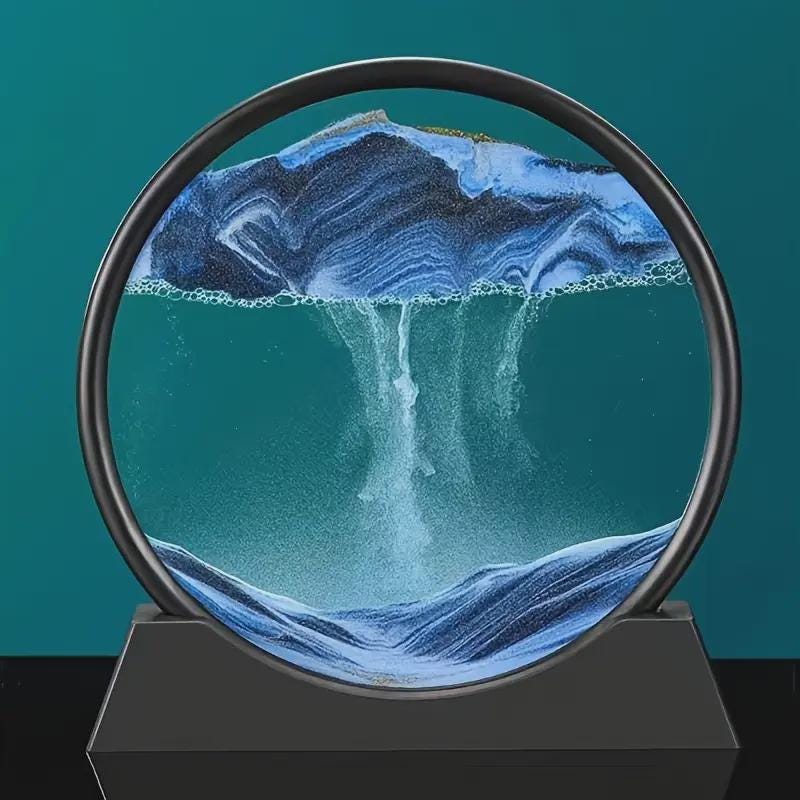 Kinetic Sand Art Frame | Moving Sand Decor for Desk or Home | Relaxing ...