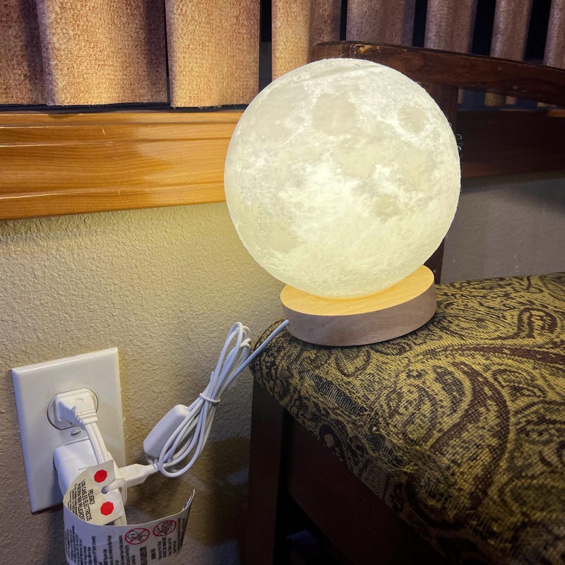 Moon Glow Lamp - Etsy