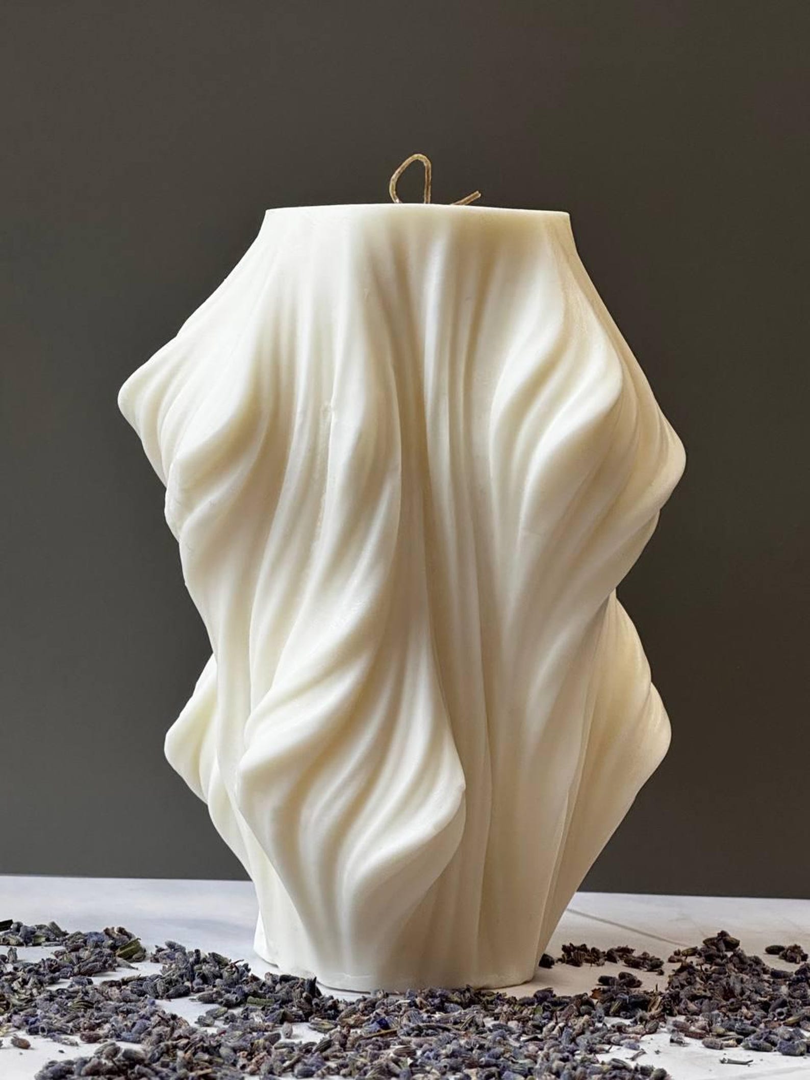 Huge Wave Candle: Meditation & Aromatherapy - Etsy