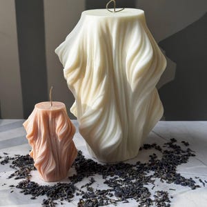 Huge Wave Candle: Meditation & Aromatherapy - Etsy
