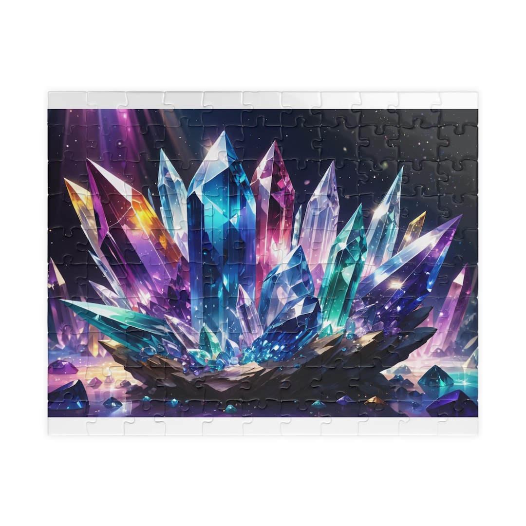 Crystal Puzzle, Fantasy Jigsaw, Colorful Puzzle for Adults, Kids ...