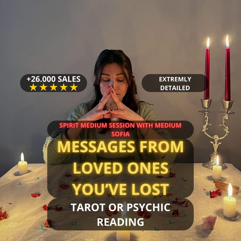 Spirit Medium Session, Loved One Message, Psychic Afterlife Connection - Etsy