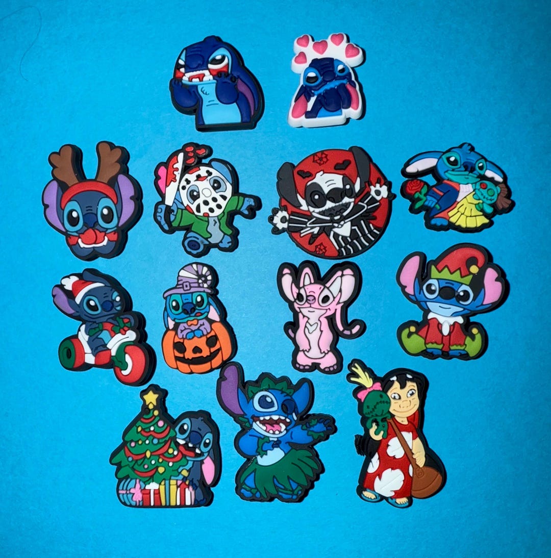 Lilo and Stitch Croc Charms - Etsy