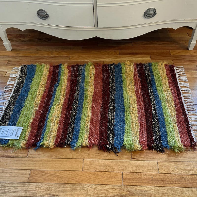Rag Rug - Etsy