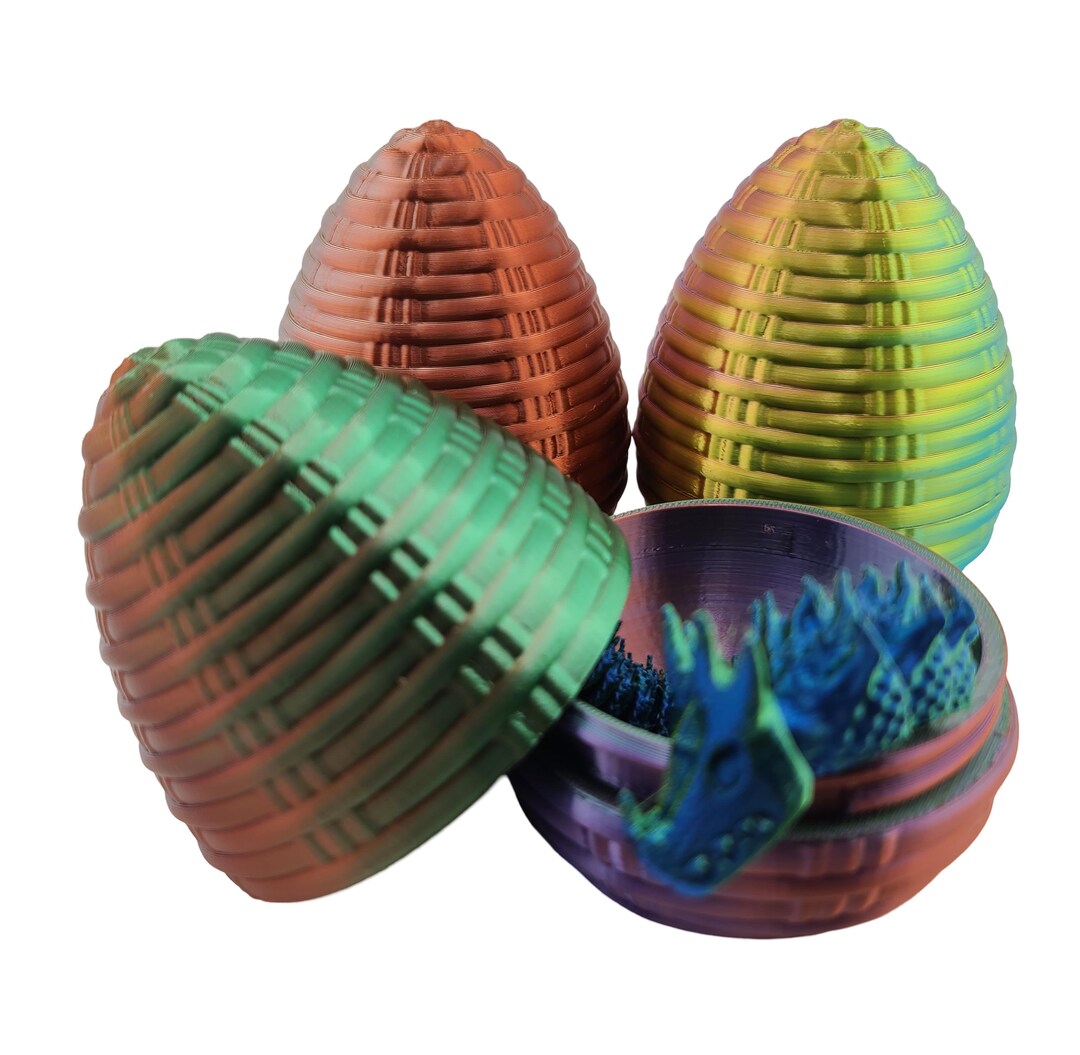 Blind Box Dragon Egg- Small Wicker Pattern Tactile Egg With Legless ...