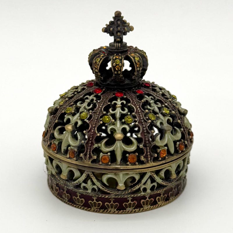 Jeweled Trinket Box - Etsy